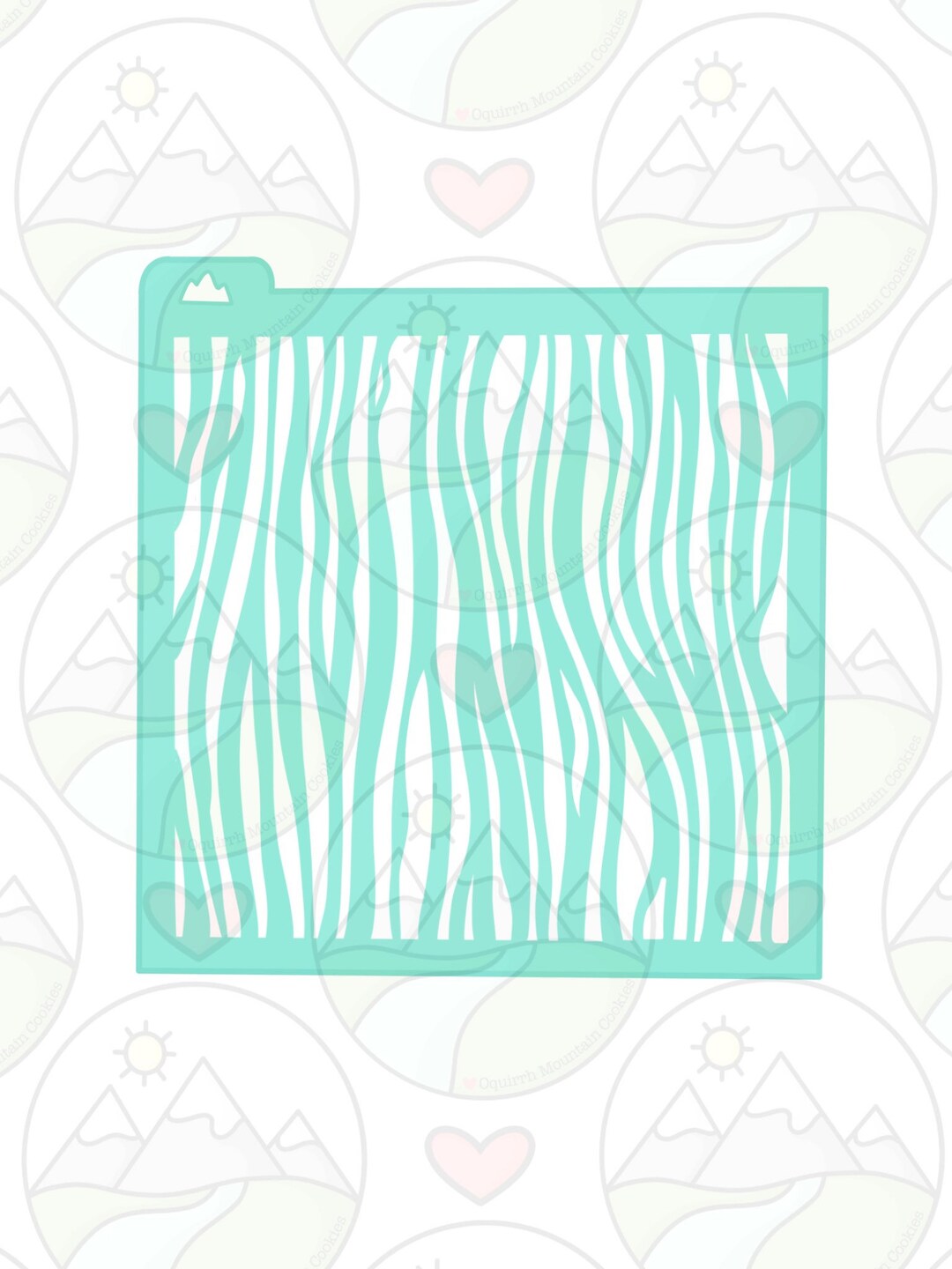 Zebra Print Stencil - Etsy