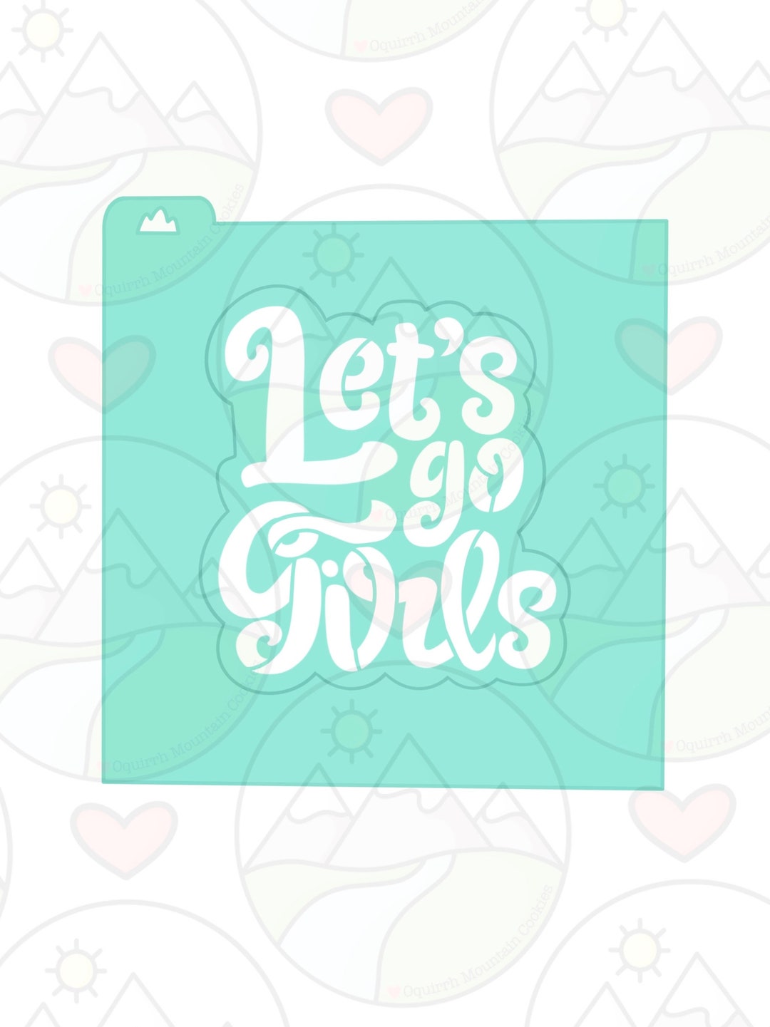 Let’s Go Girls Stencil - Etsy