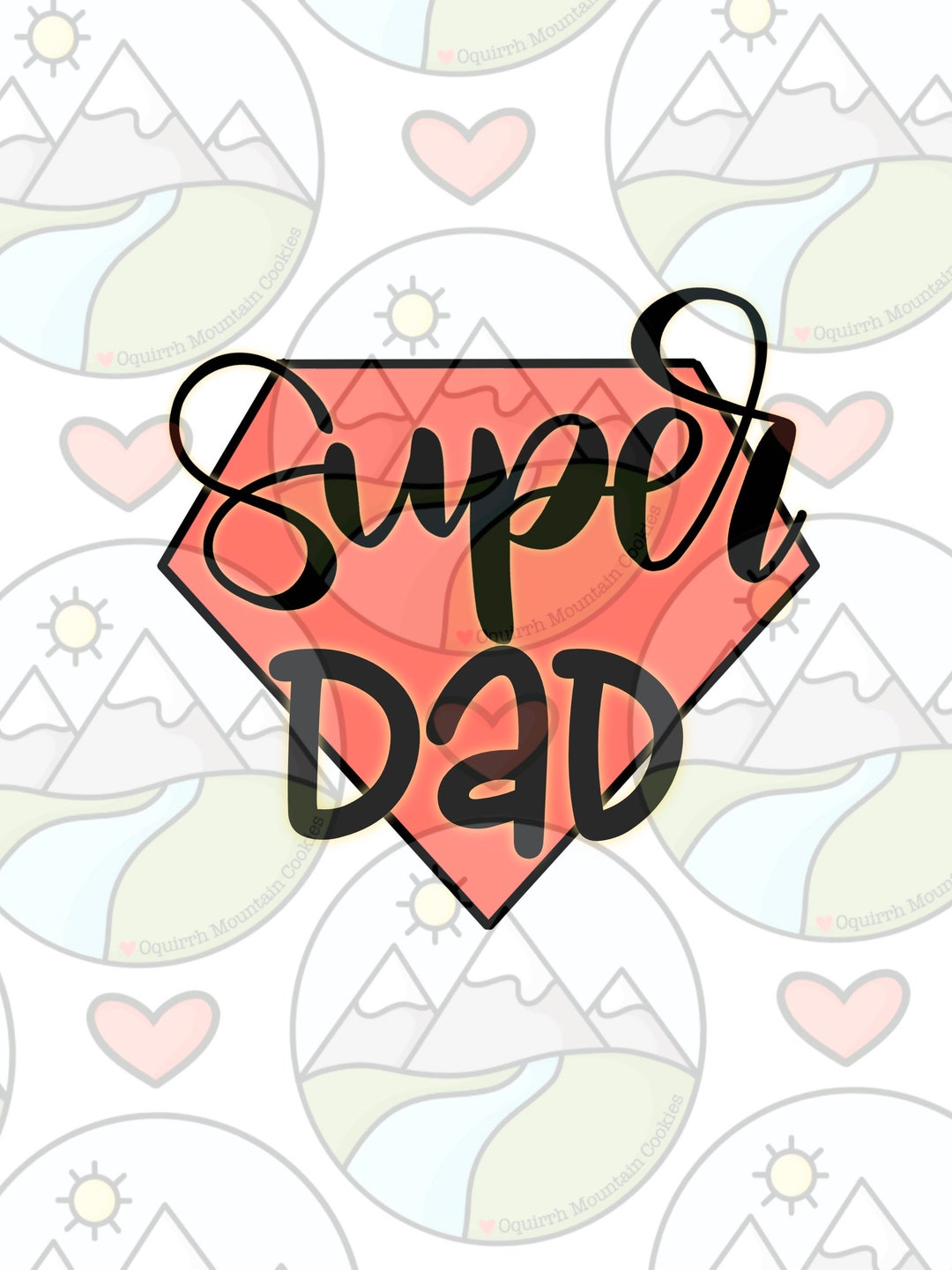 Super Dad Cookie Cutter - Etsy