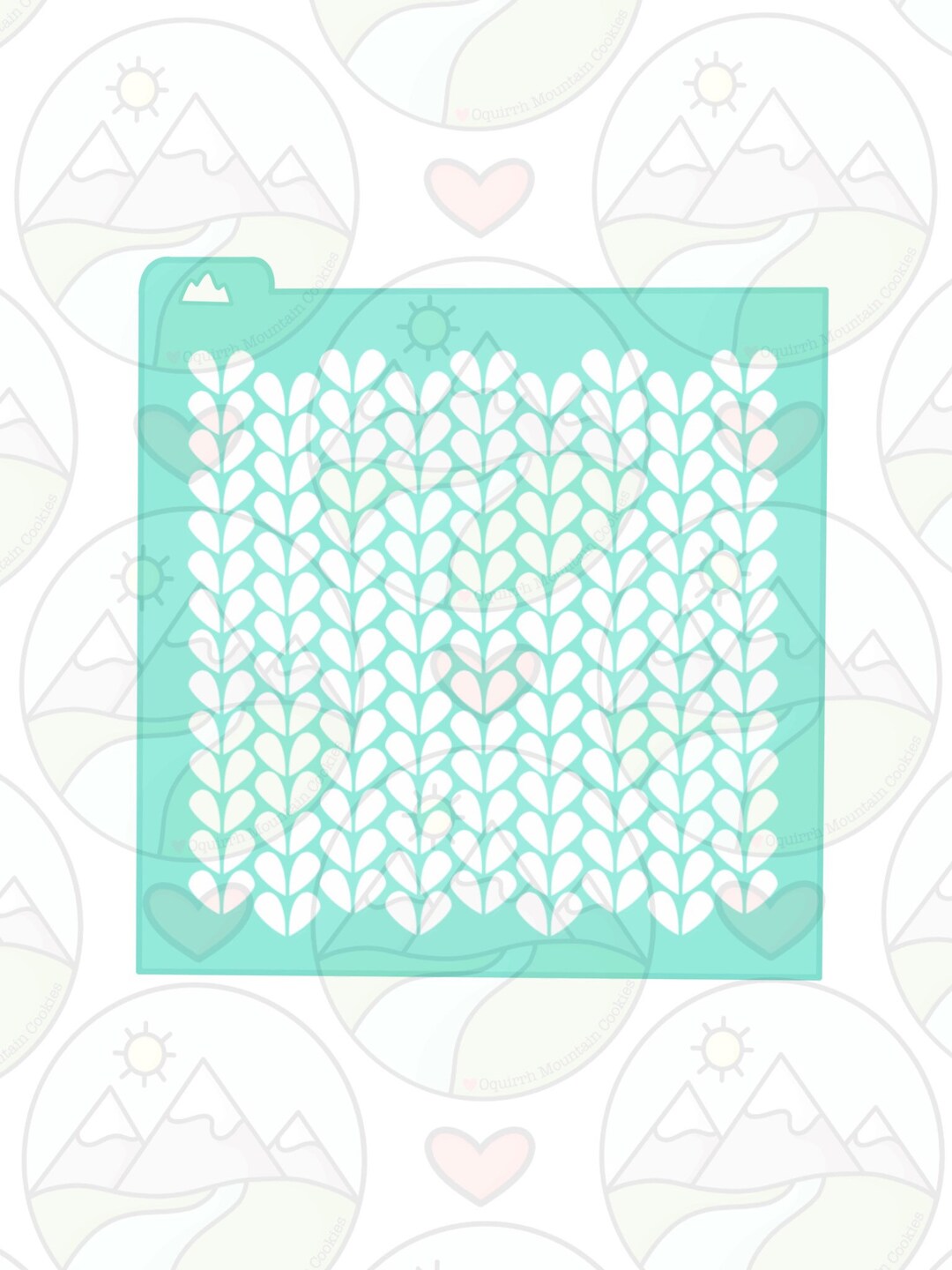 Chunky Knit Stencil - Etsy