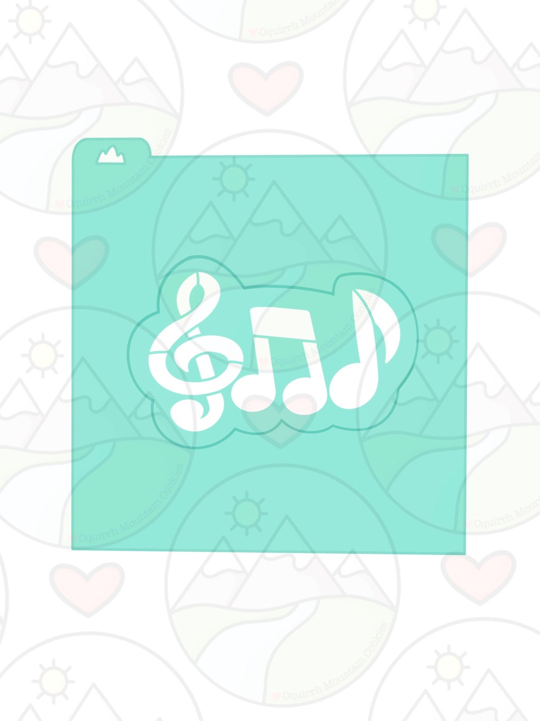 Music Notes Stencil - Etsy