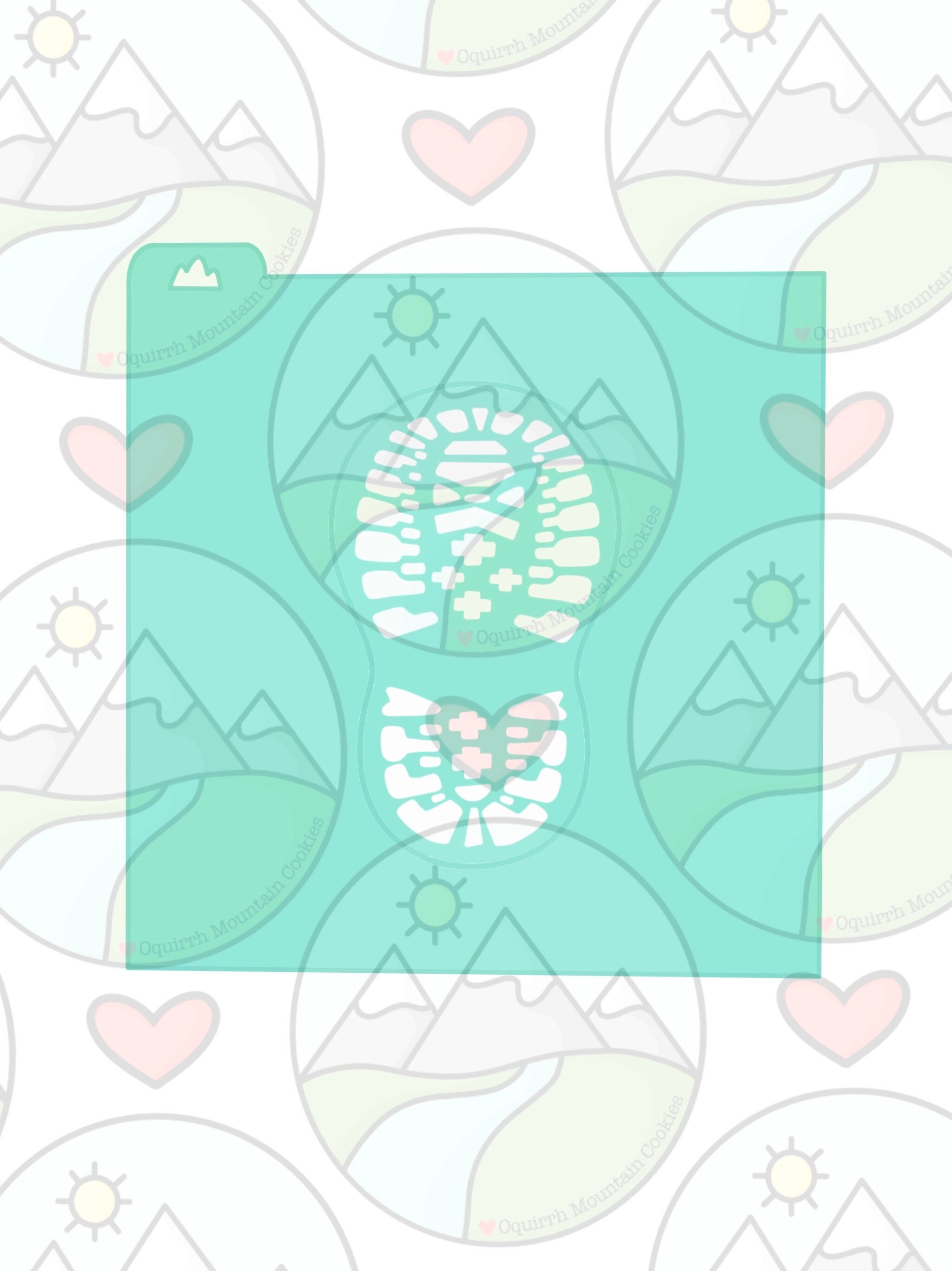 Bottom of Boot Stencil - Etsy