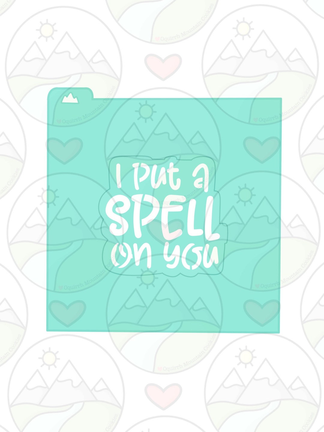 I Put a Spell on You Stencil - Etsy