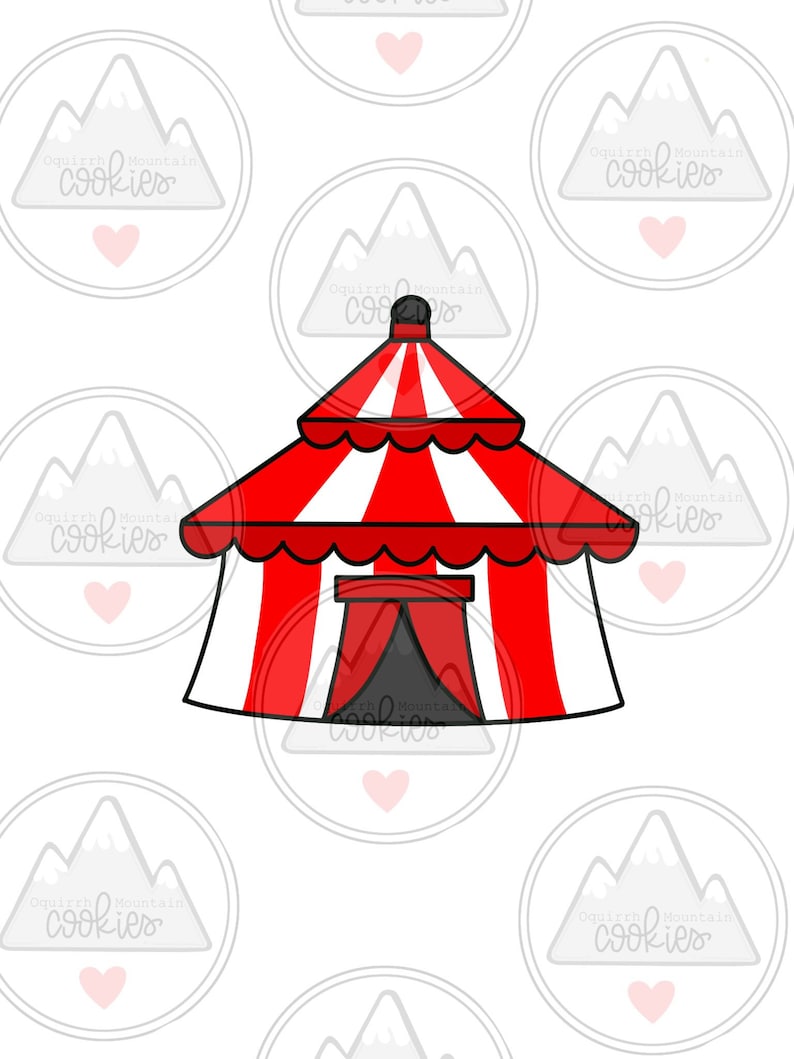 Circus Tent Cookie Cutter - Etsy