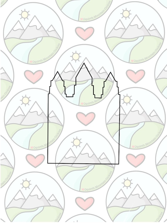 Salt Lake Temple Cookie Cutter - Etsy