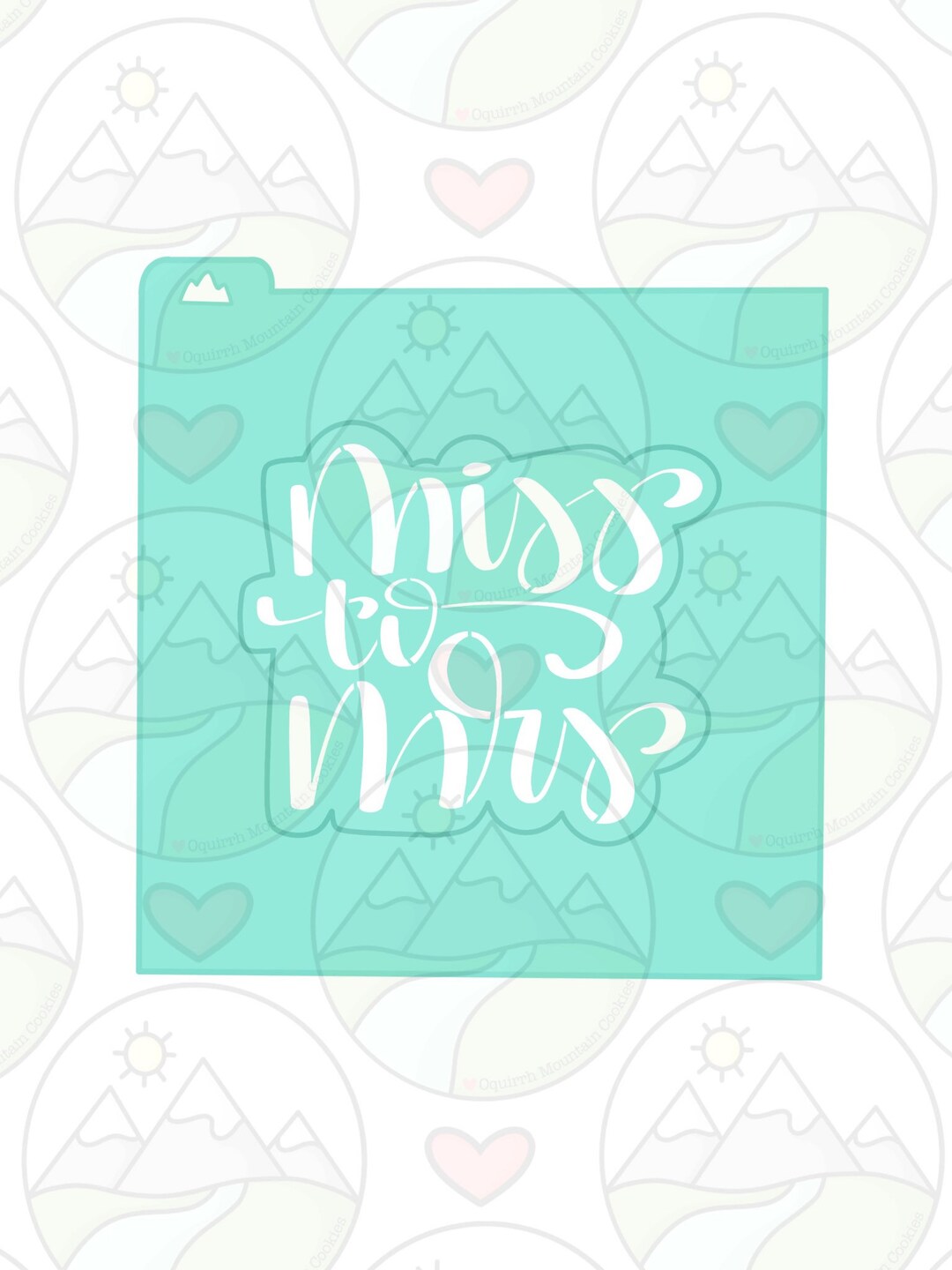 Miss to Mrs Stencil - Etsy