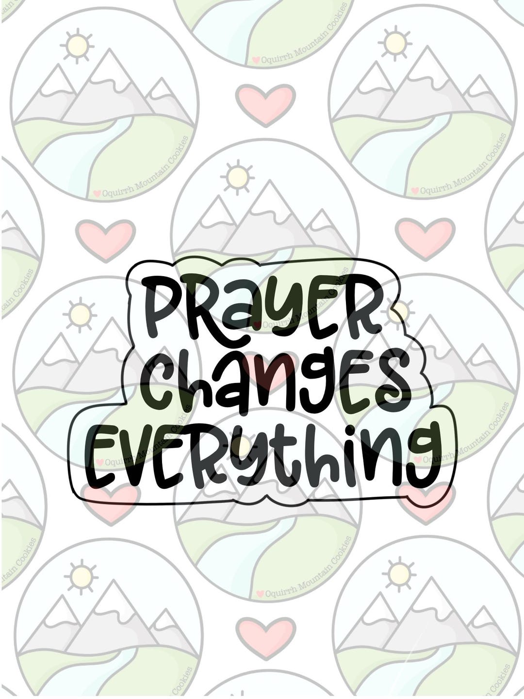 Prayer Canges Everything Cookie Cutter - Etsy