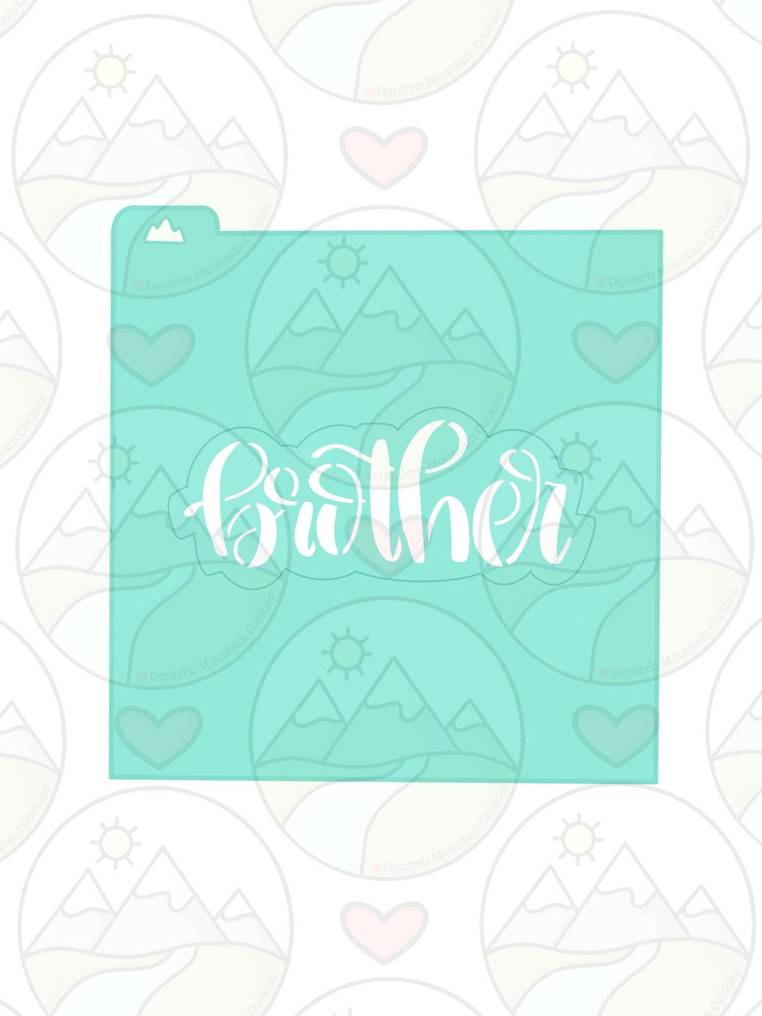 Brother Stencil - Etsy