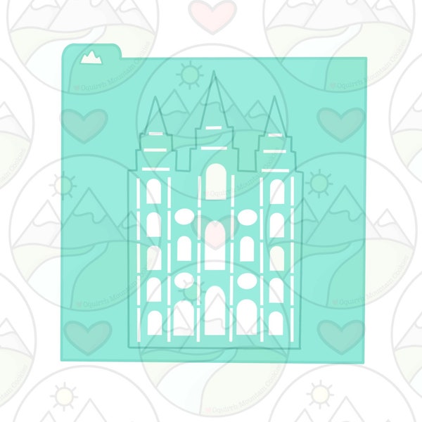 Lds Temple Stencil - Etsy