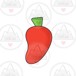 Pepper Cookie Cutter - Etsy