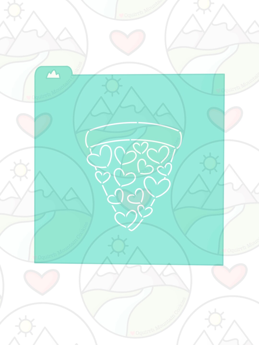 PYO (paint Your Own) Pizza Stencil - Etsy