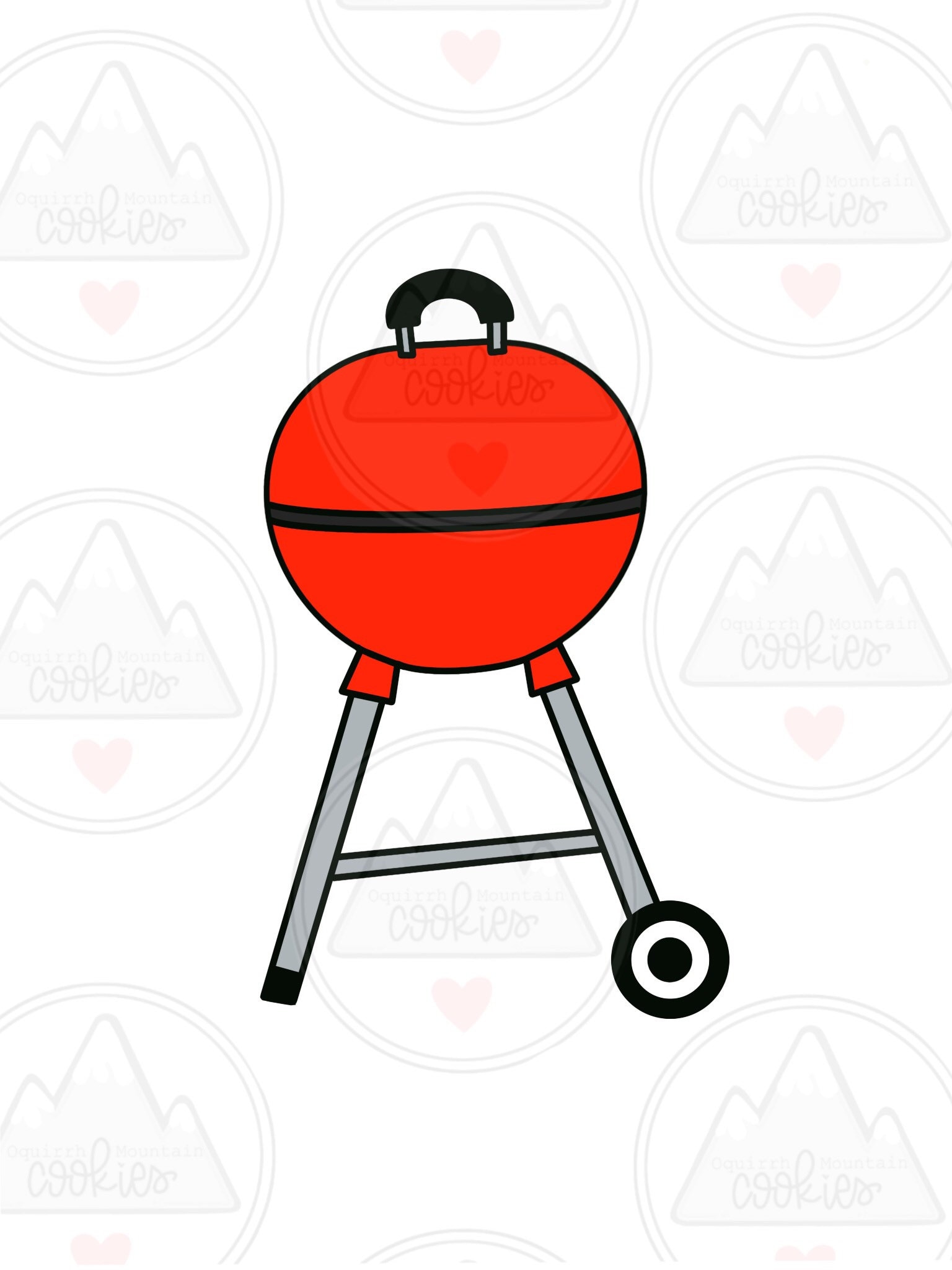 Bbq Grill Cookie Cutter - Etsy