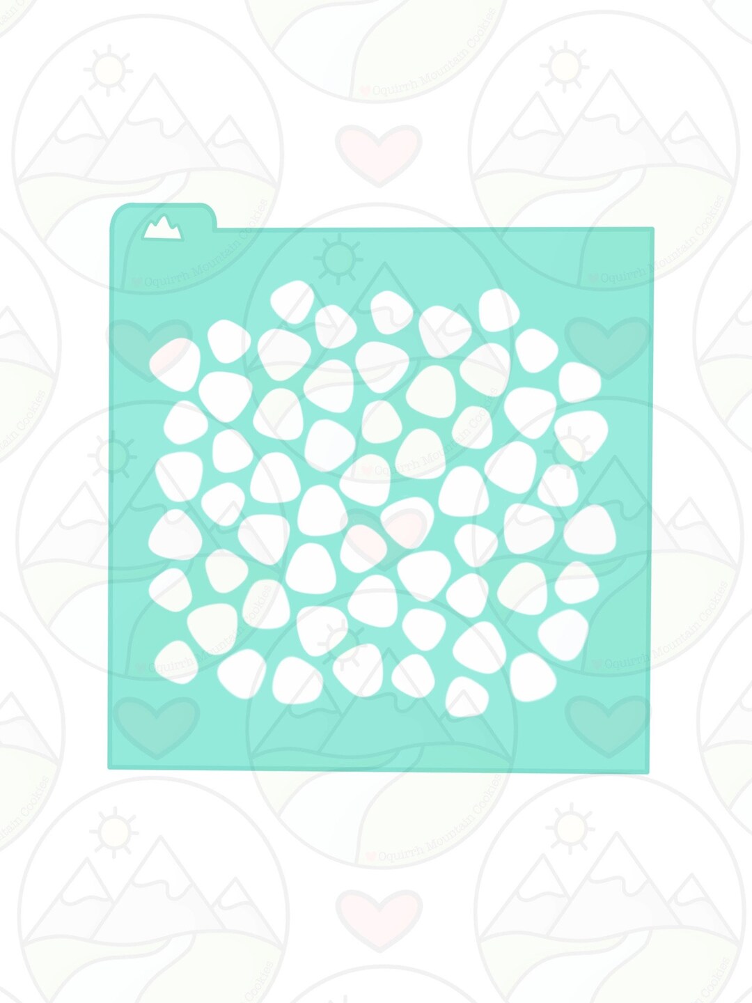 Gumdrop Stencil - Etsy