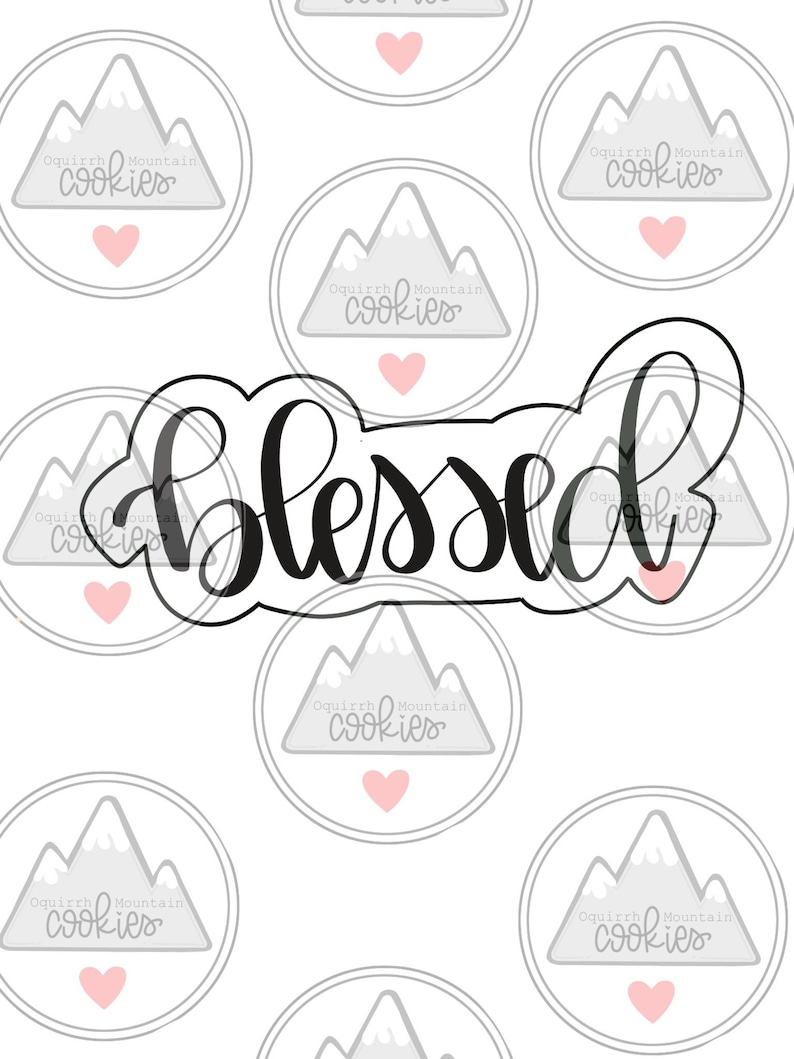 Blessed Cookie Cutter - Etsy
