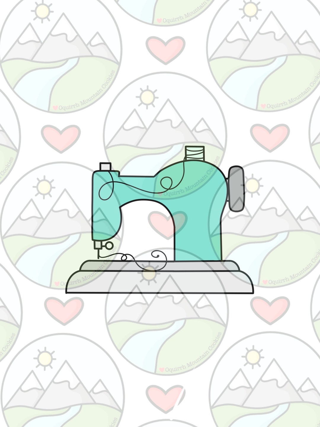 Sewing Machine Cookie Cutter - Etsy