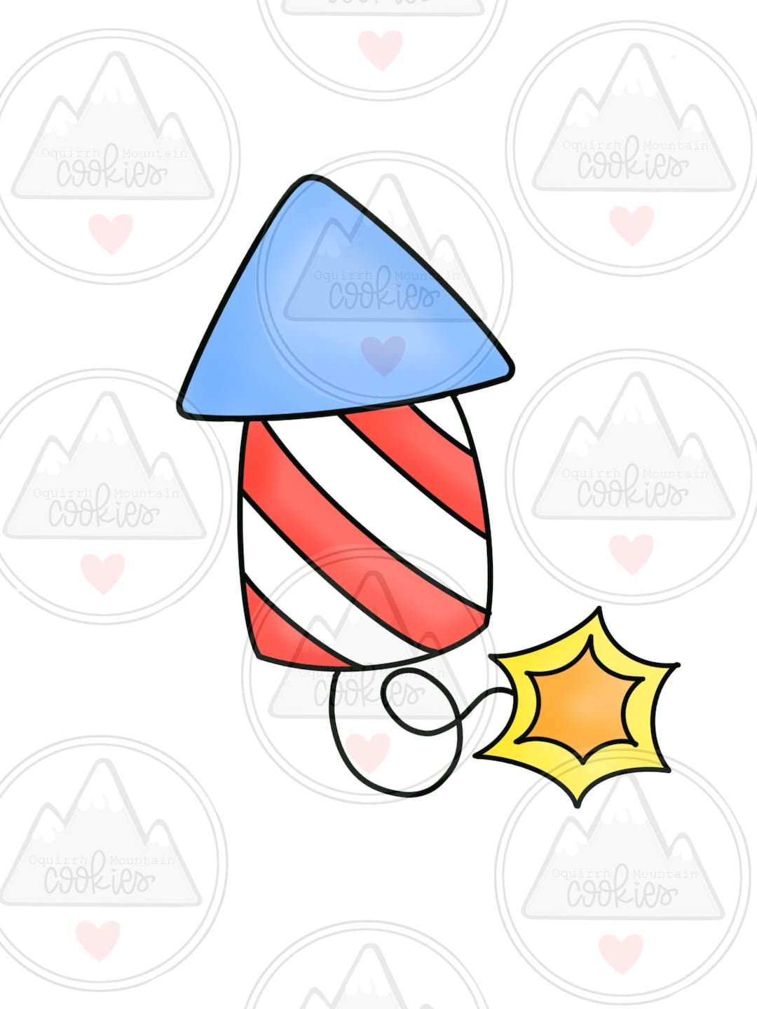 Firework Cookie Cutter - Etsy