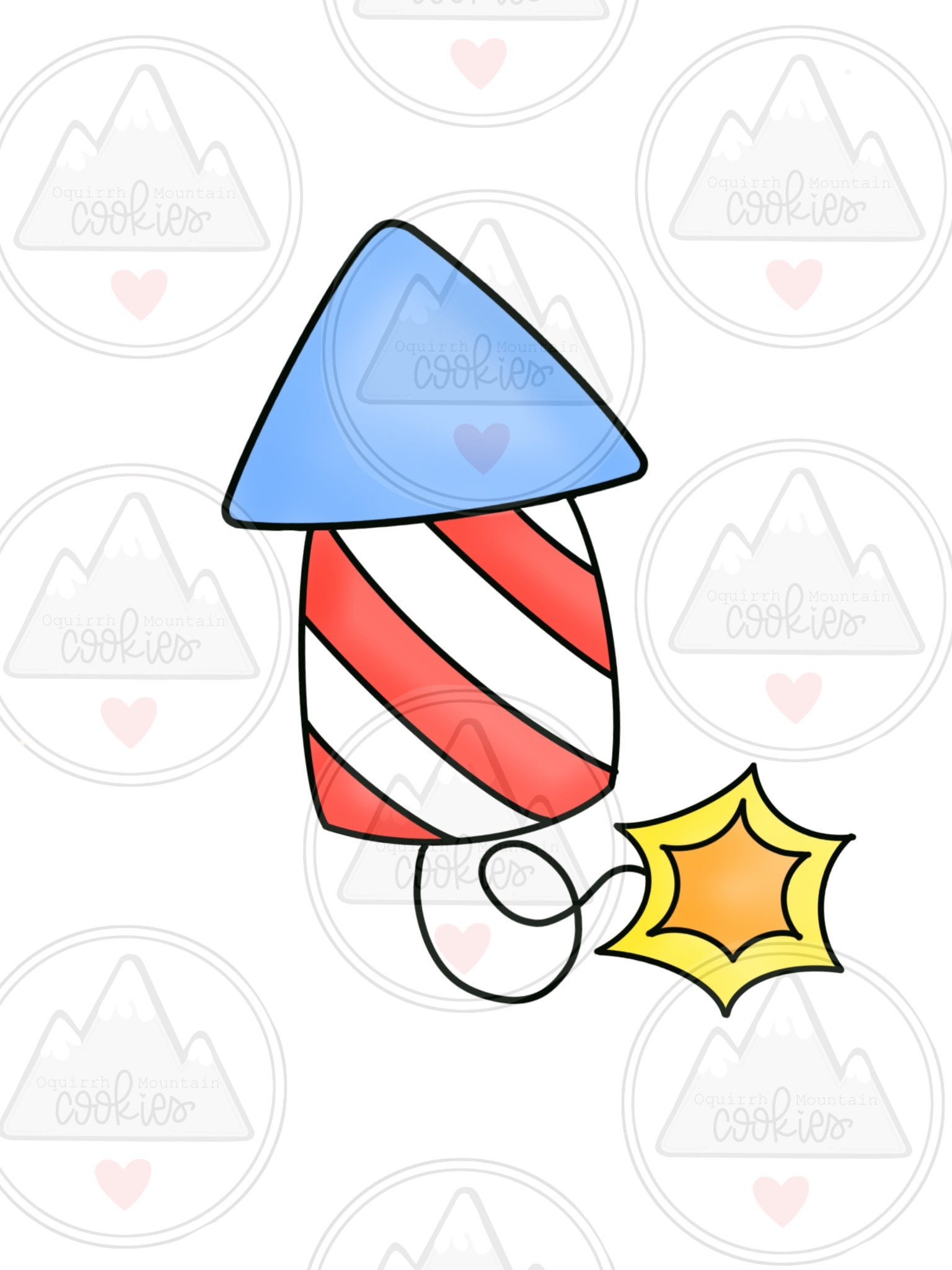 Firework Cookie Cutter - Etsy