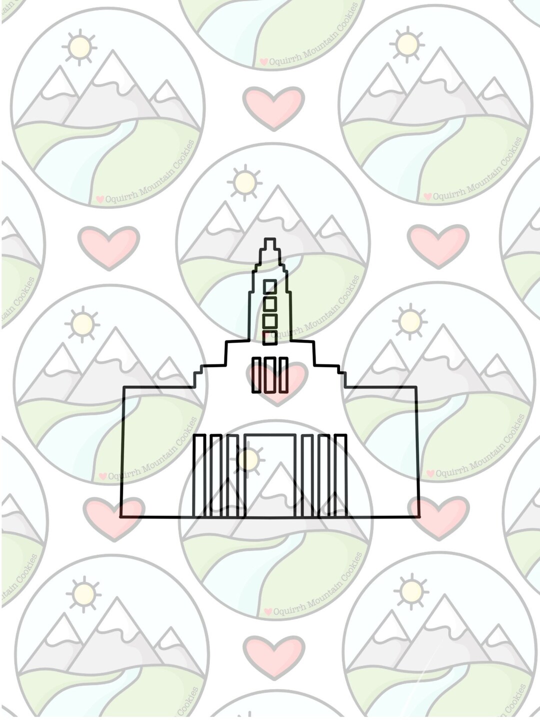 Draper Temple Cookie Cutter - Etsy