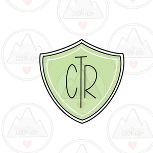 CTR Shield Cookie Cutter - Etsy
