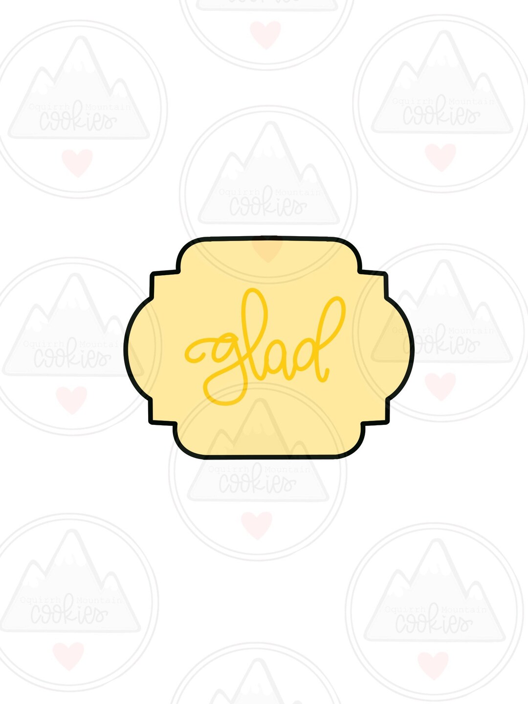 Glad Plaque - Etsy