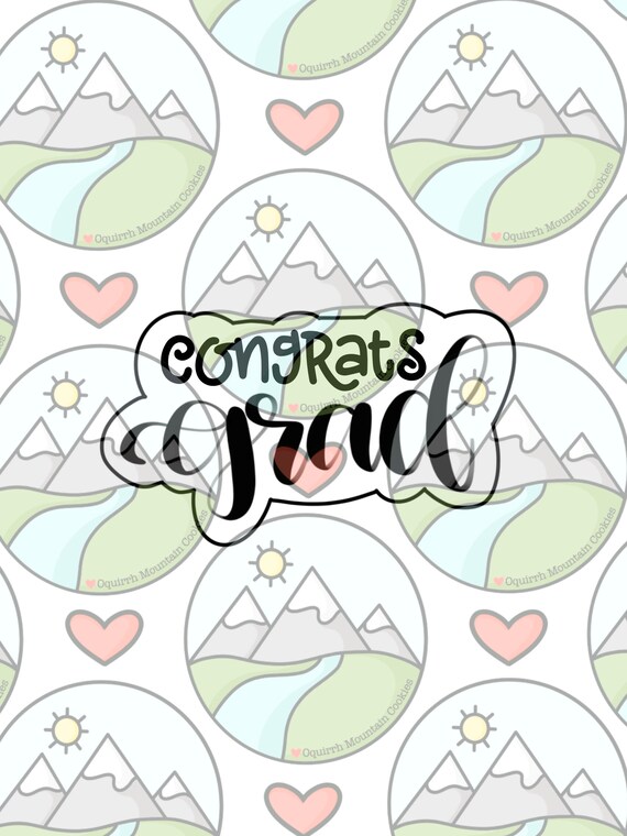 Congrats Grad Cookie Cutter - Etsy