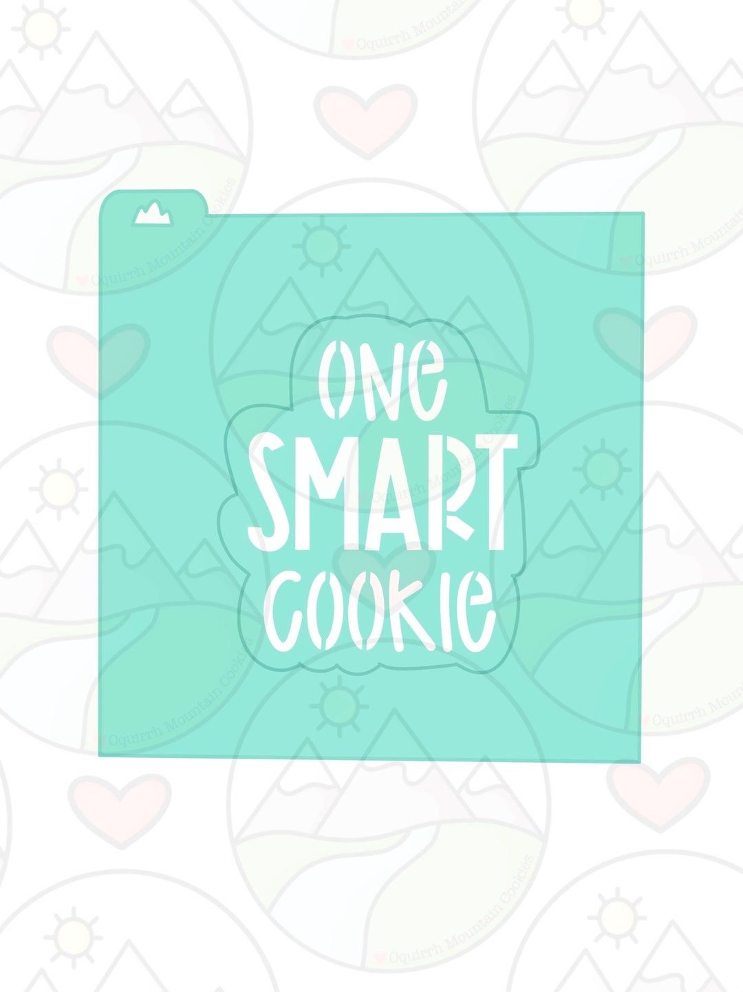 One Smart Cookie Stencil - Etsy