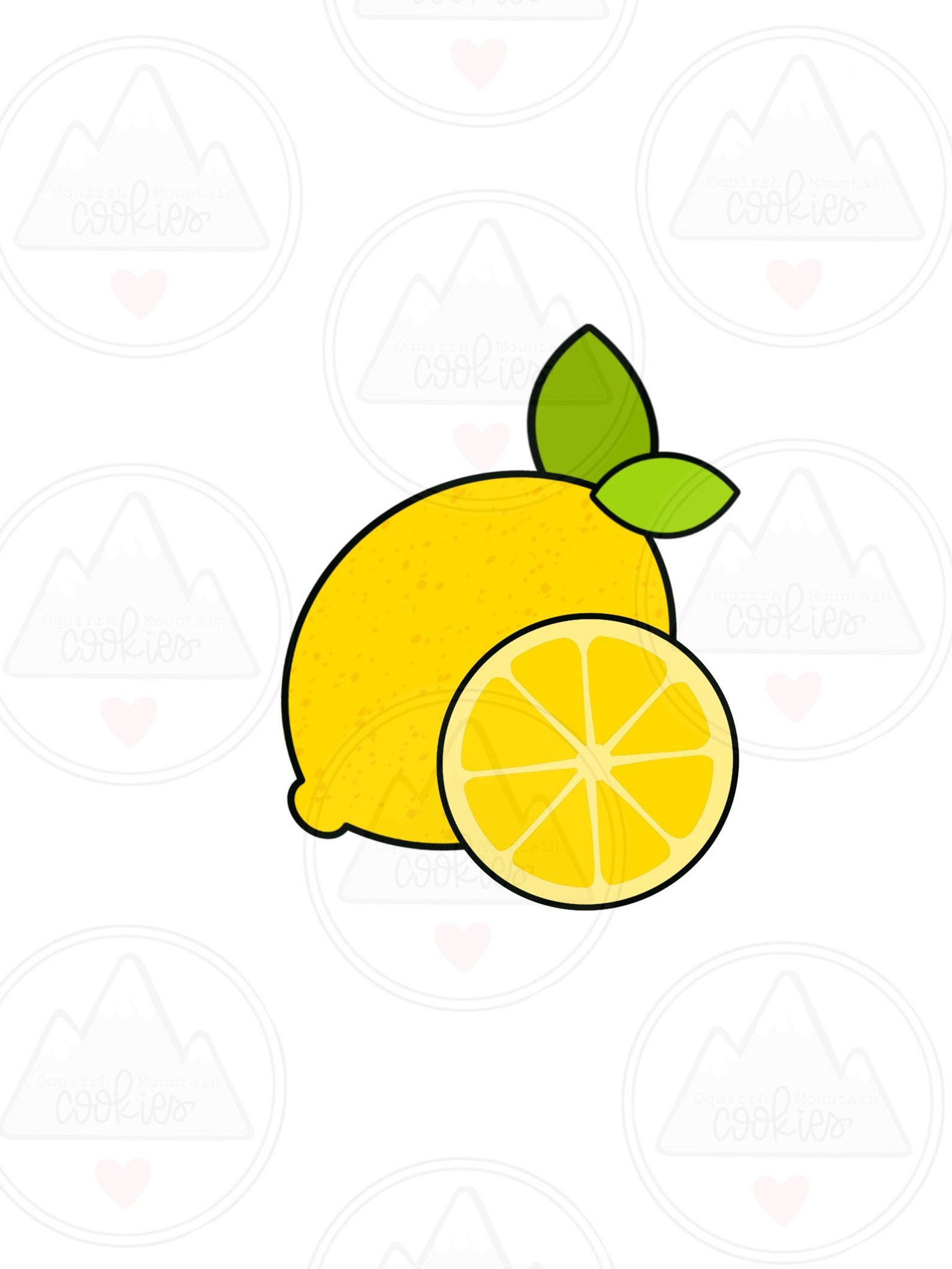 Lemon With Slice Cookie Cutter - Etsy