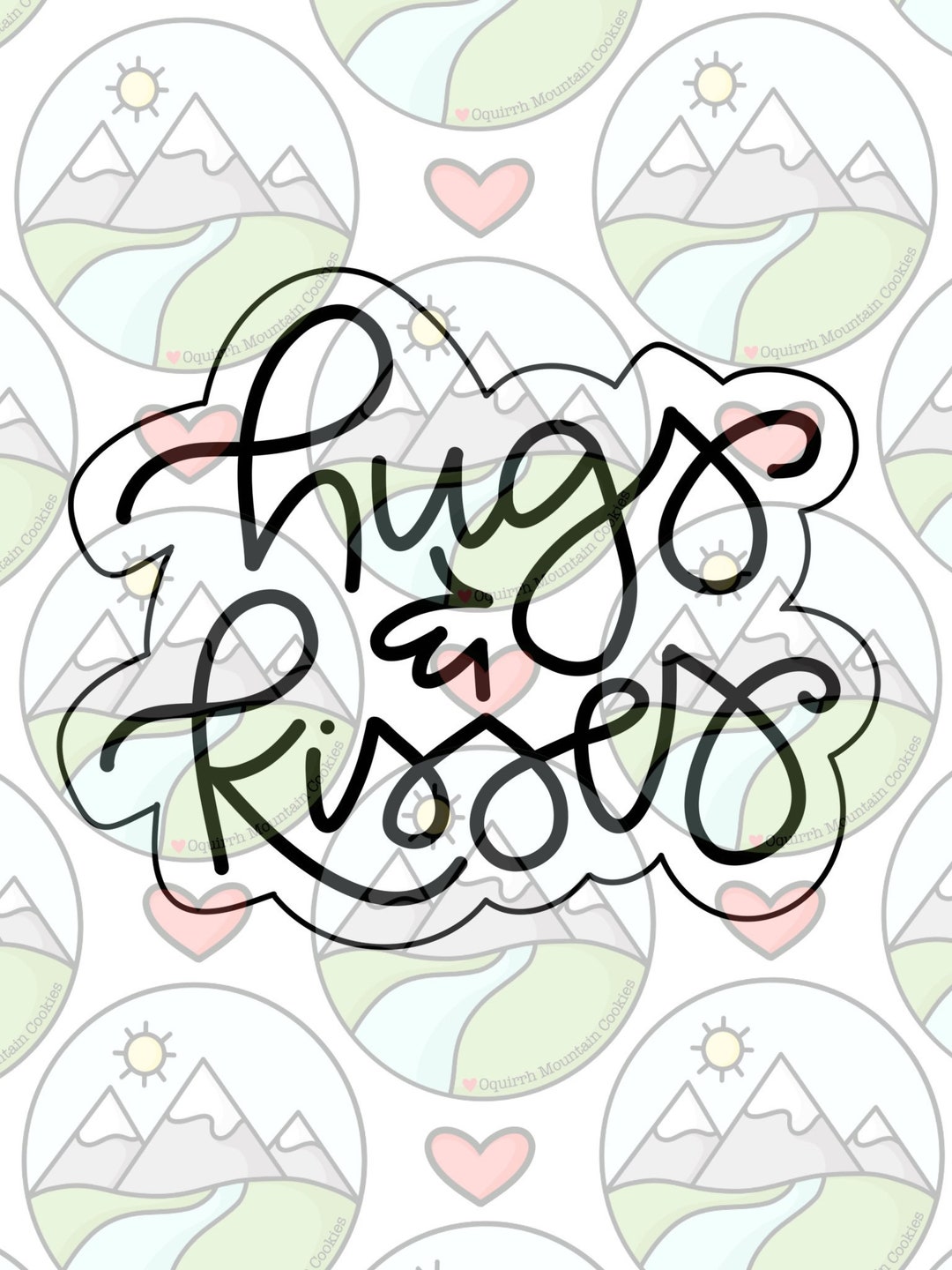 Hugs and Kisses Cookie Cutter - Etsy