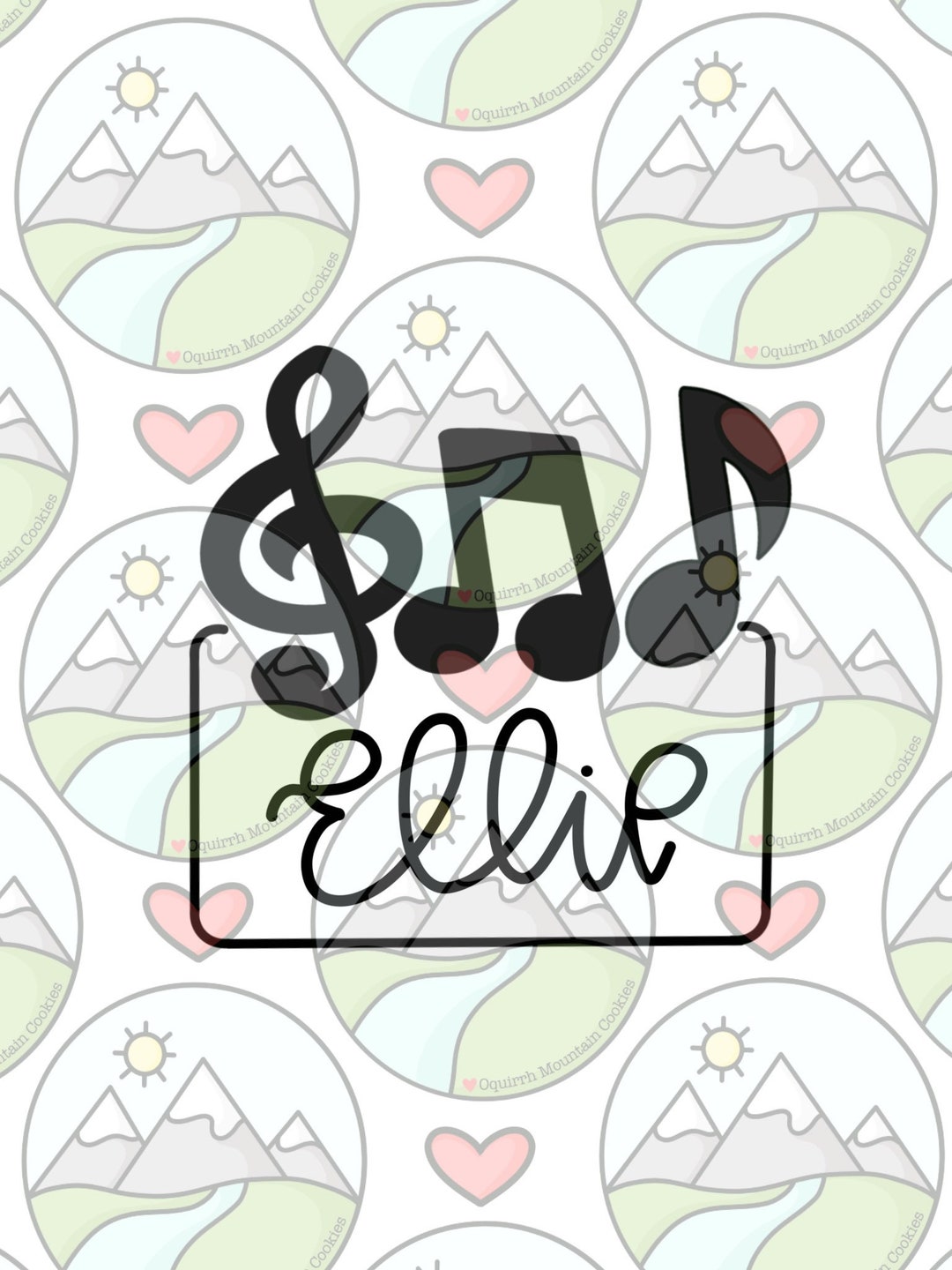 Music Note Plaque Cookie Cutter - Etsy