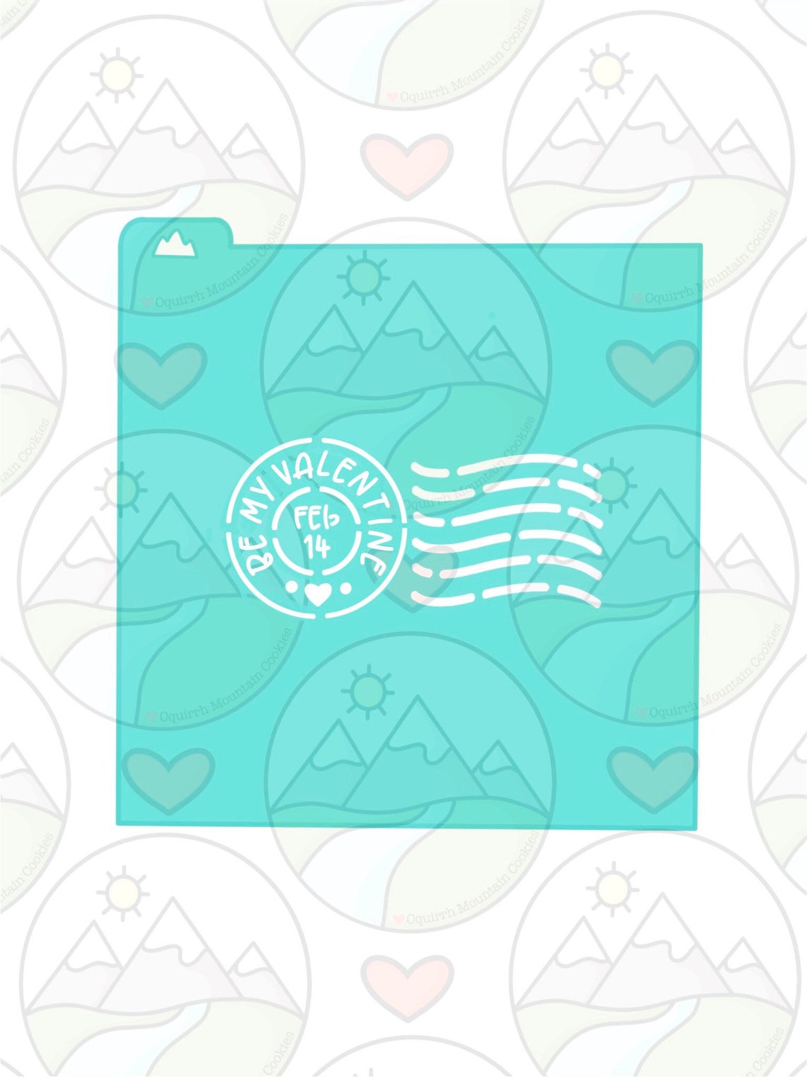 Mail Stamp Stencil - Etsy