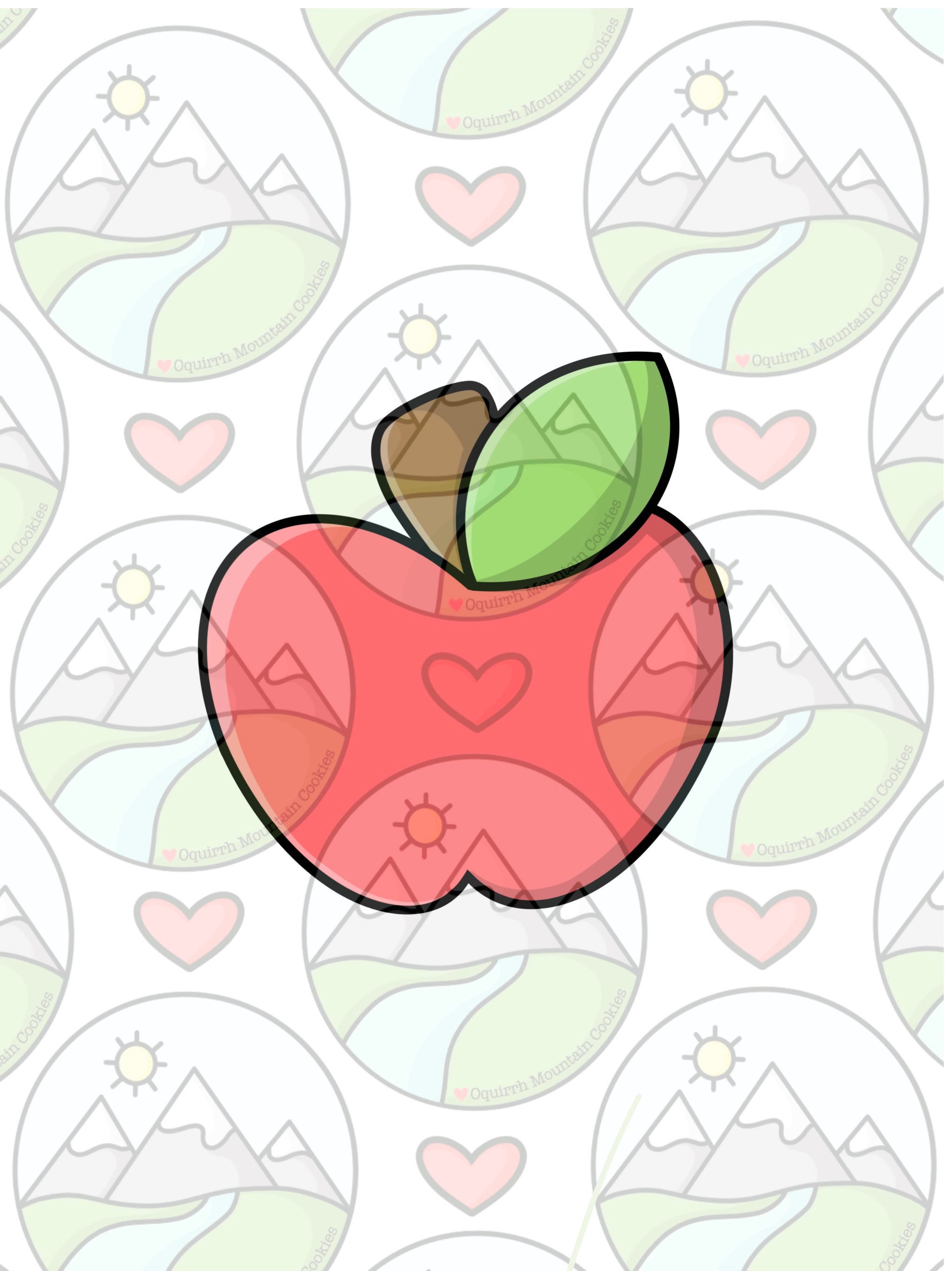 Apple Cookie Cutter - Etsy