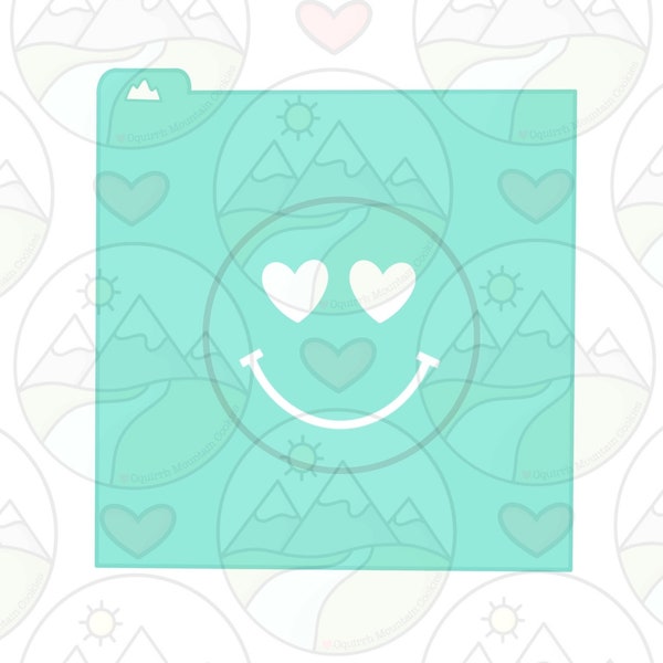 Smiley Face Stencil - Etsy