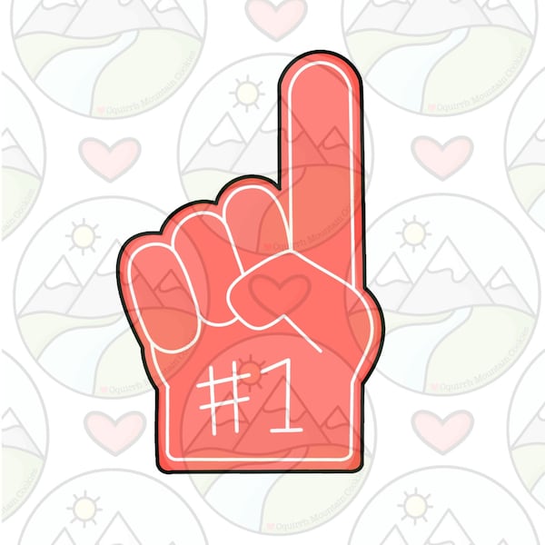 Number 1 Foam Finger - Etsy