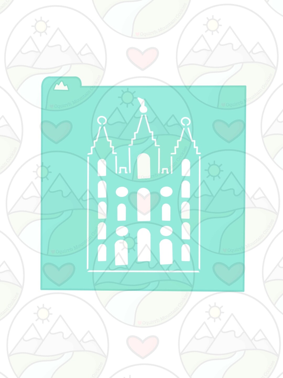 Temple PYO Stencil - Etsy