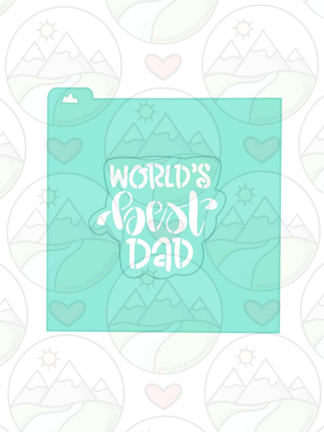 World’s Best Dad Stencil - Etsy