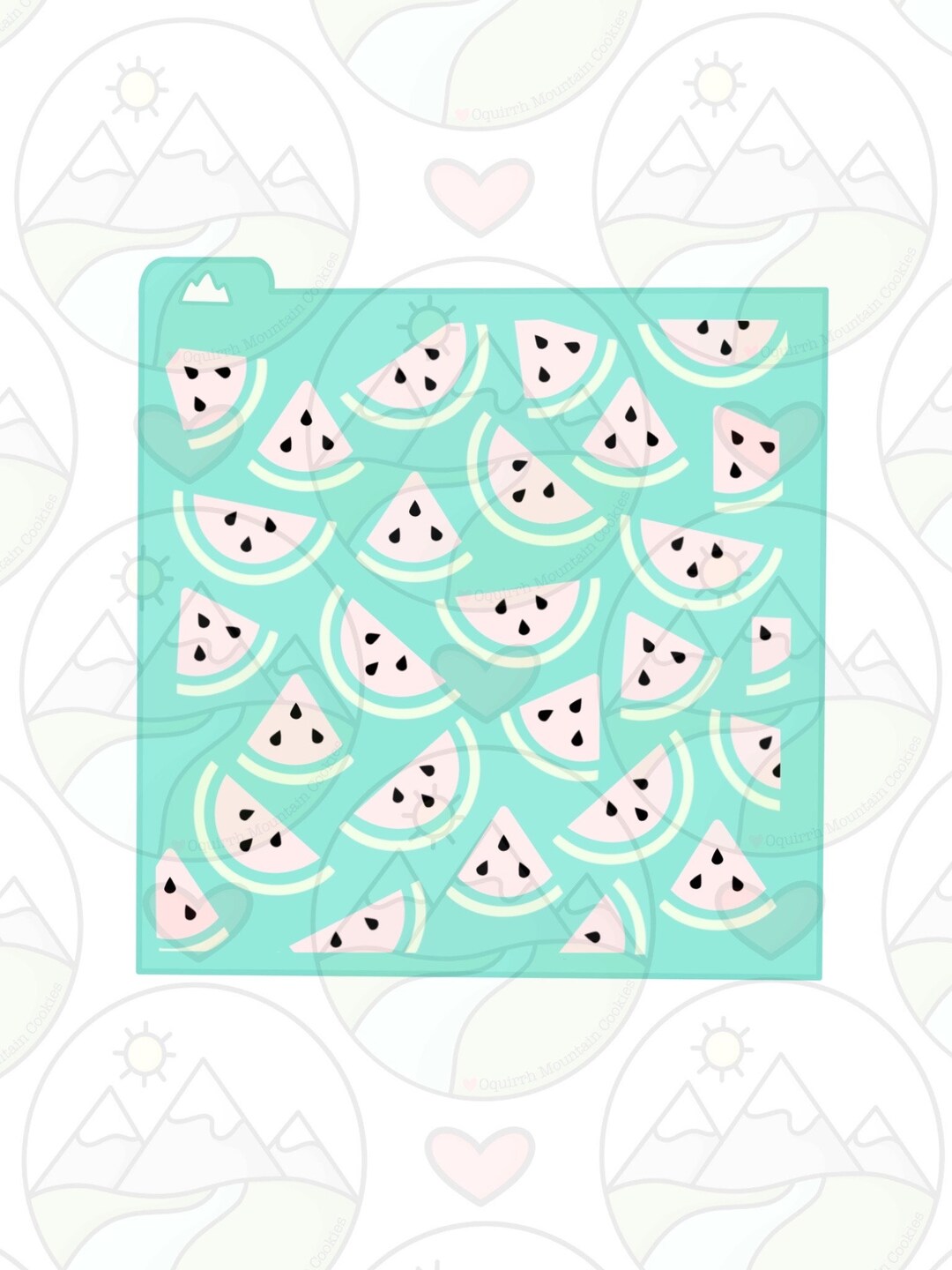 3 Piece Watermelon Stencil - Etsy