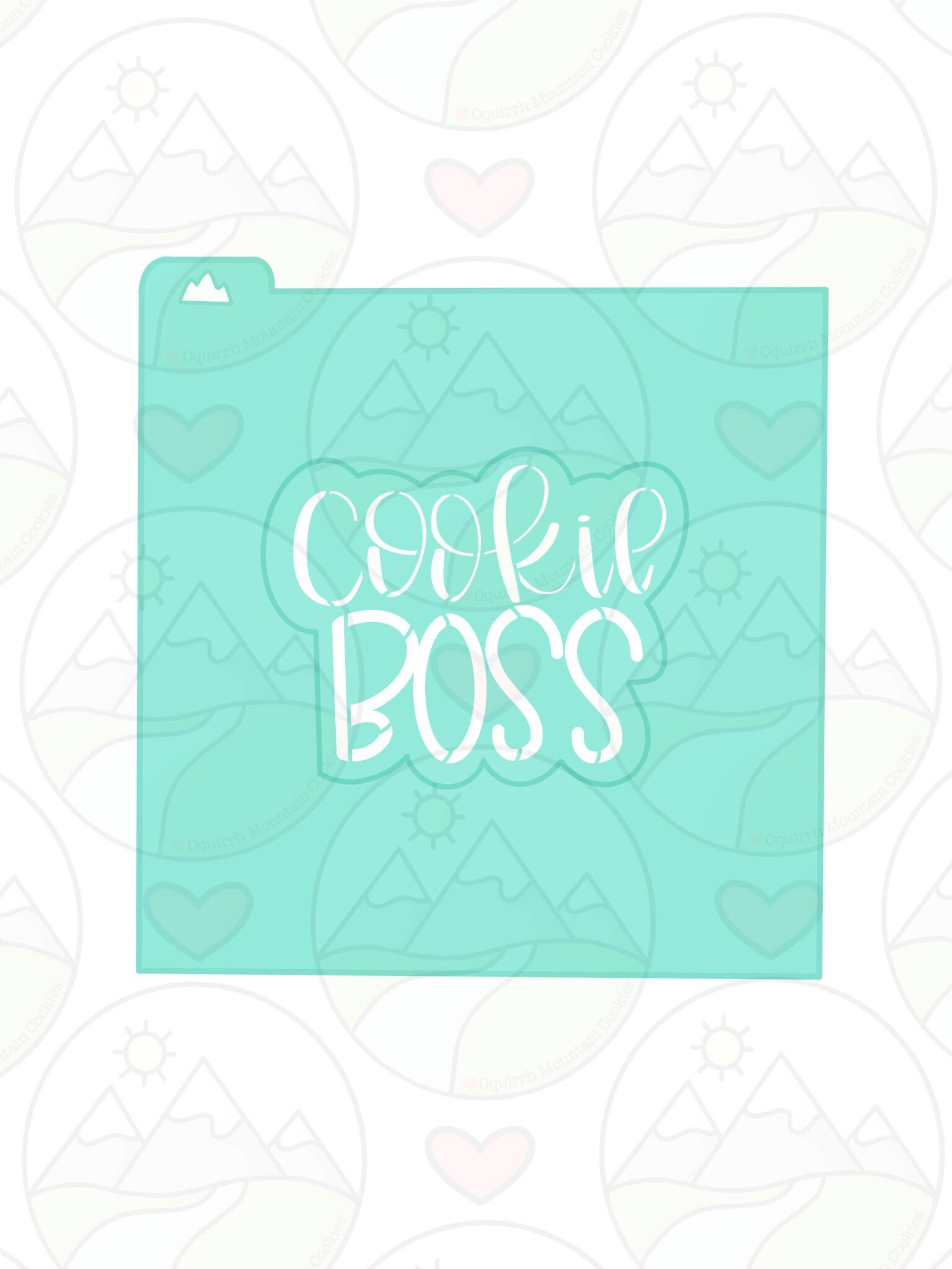 Cookie Boss Stencil - Etsy
