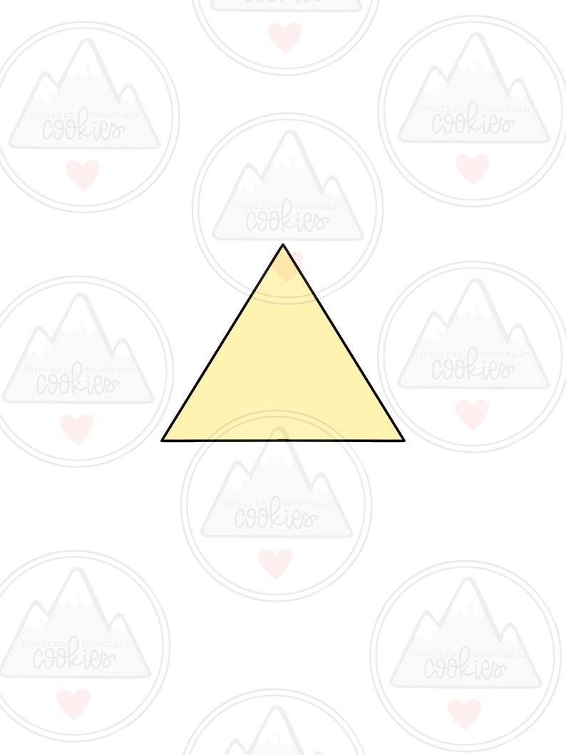 Triangle Cookie Cutter - Etsy