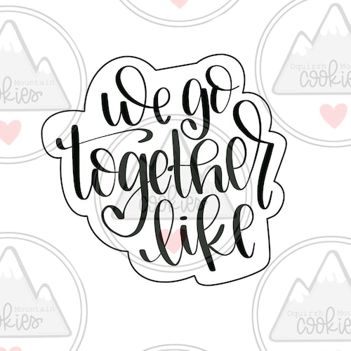 We Go Together Like...coffee and Donuts Valentine's Day - Etsy