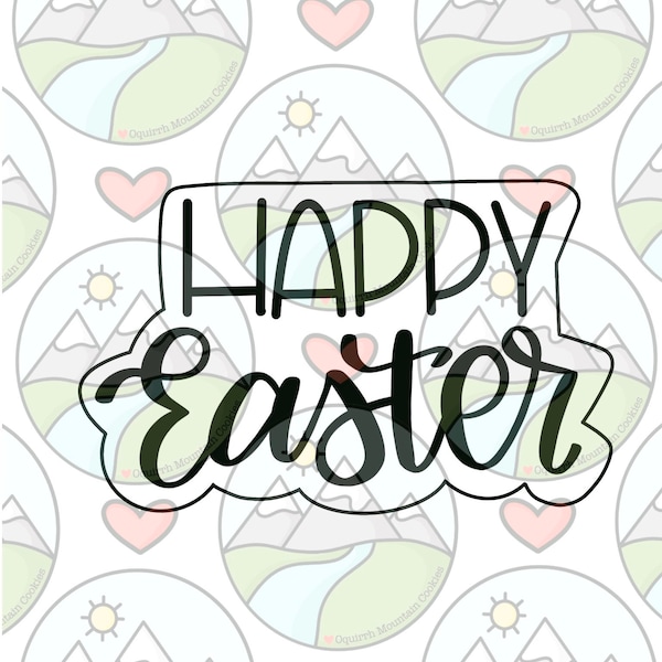 Happy Easter Print - Etsy