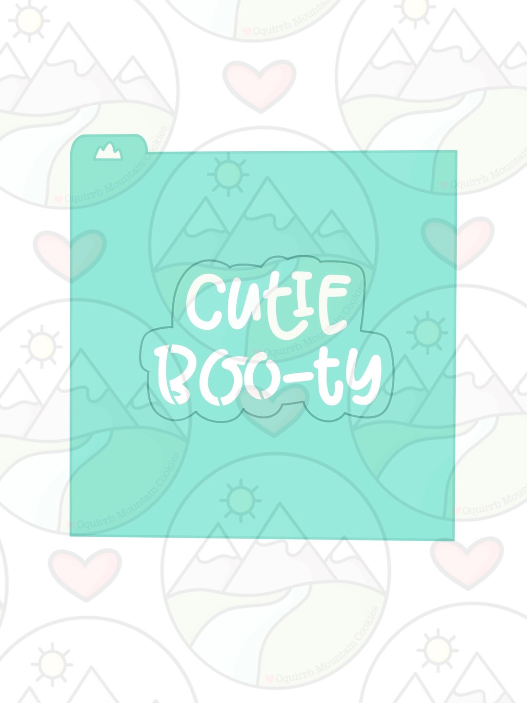 Cutie Boo-ty Stencil - Etsy