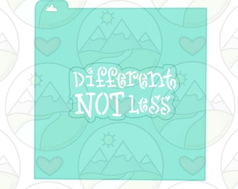 Different Not Less - Etsy
