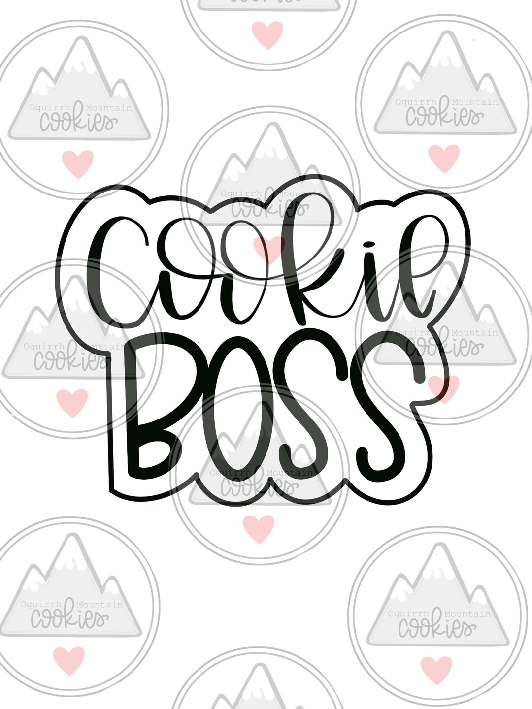 Cookie Boss Cookie Cutter - Etsy