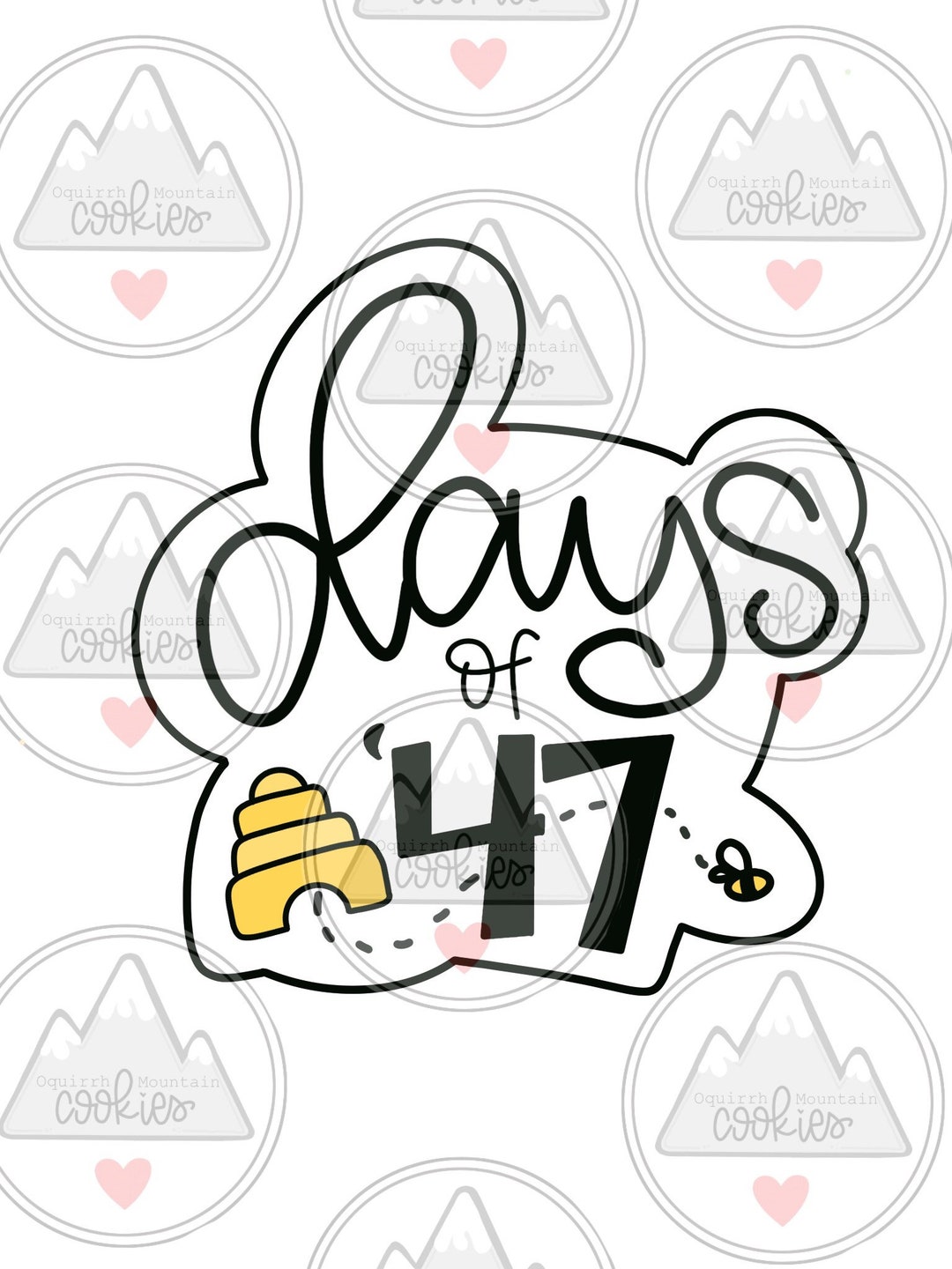 Days of 47 Cookie Cutter - Etsy