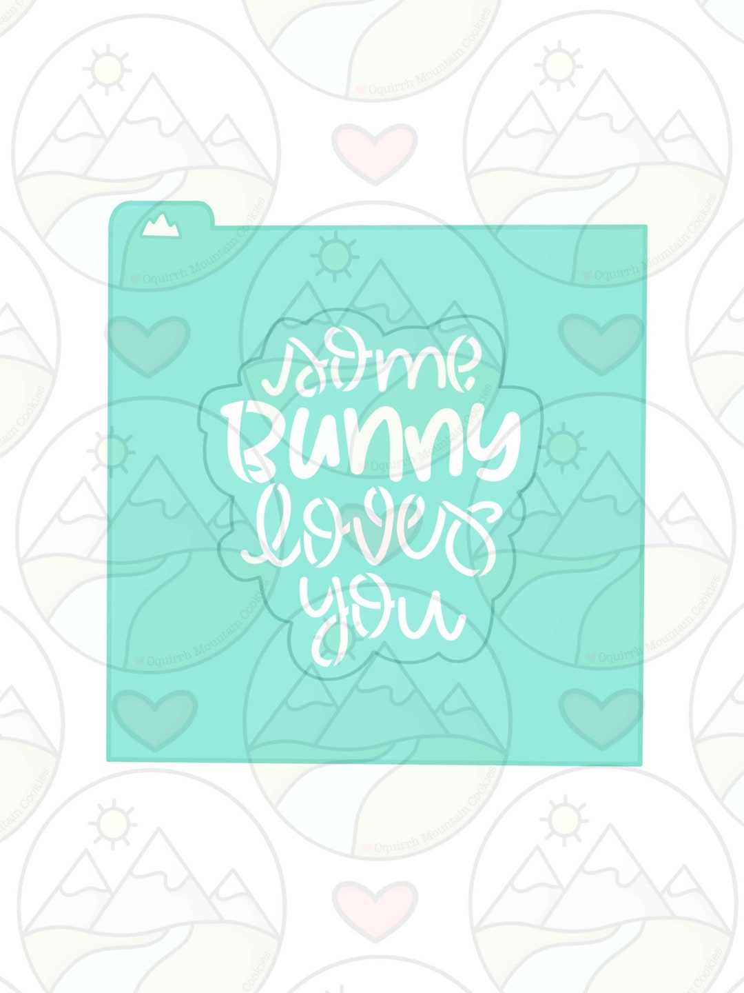 Some Bunny Loves You Stencil - Etsy