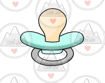 Pacifier Cookie Cutter - Etsy