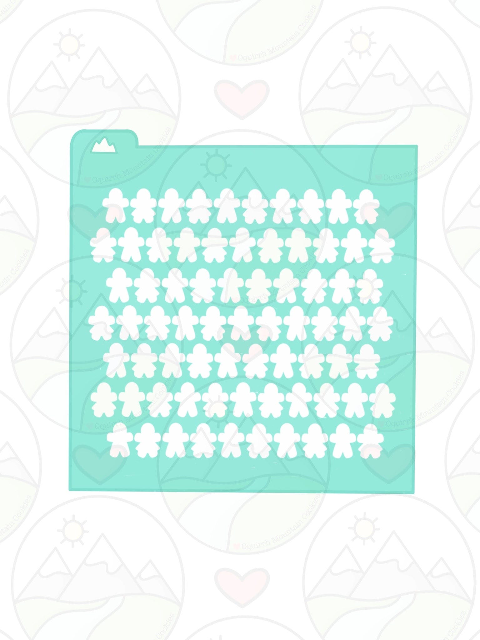 Gingerbread Stencil - Etsy