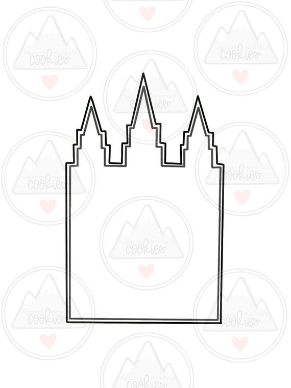 Salt Lake Temple Cookie Cutter | Etsy