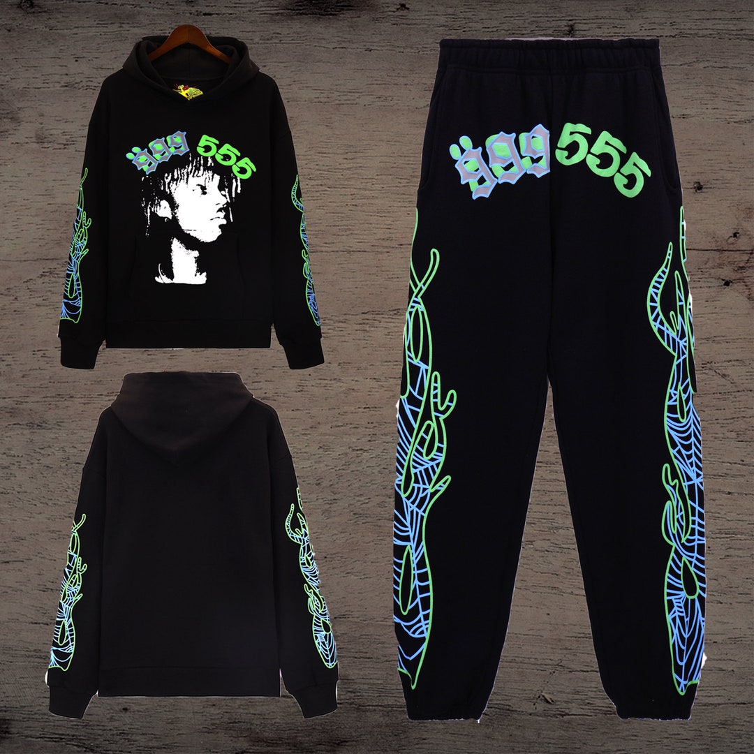 Latest Sp5der 555 Juice Wrld 999 Hoodie Tracksuit - Etsy