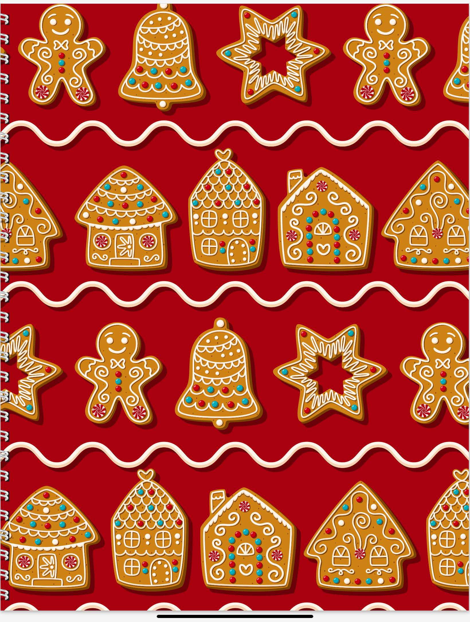 Gingerbread Spiral Paper - Etsy